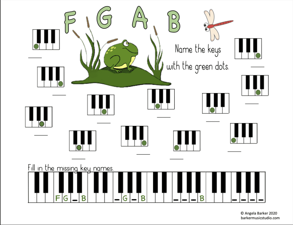 FGAB Keys - Barker Music Studio