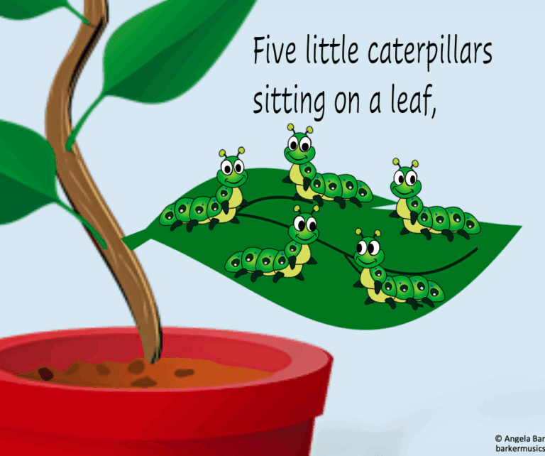 Five Little Caterpillars - Barker Music Studio
